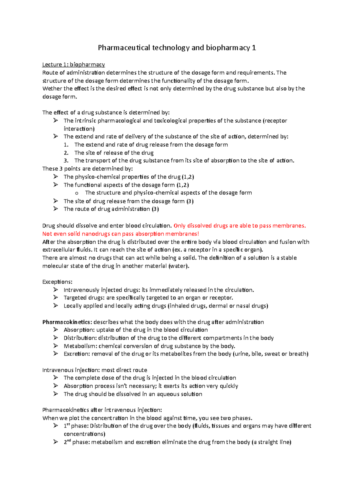 Pharmaceutical technology and biopharmacy 1 part 1 - Pharmaceutical ...