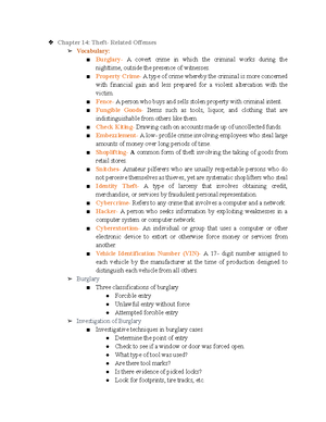 Criminal Investigation Notes - Criminal Investigation Chapter 1 ...