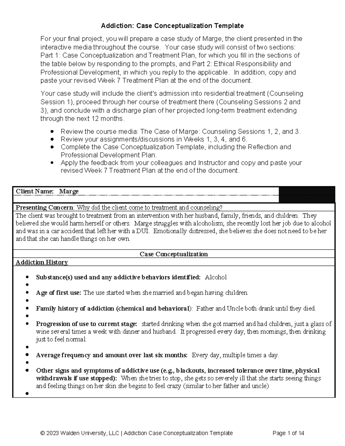 Wk9Assgn Hey.N - math review - Addiction: Case Conceptualization ...