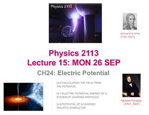 Lecture 22 CH27 - notes - Physics 2113 Lecture 20: WED 12 OCT CH27 ...