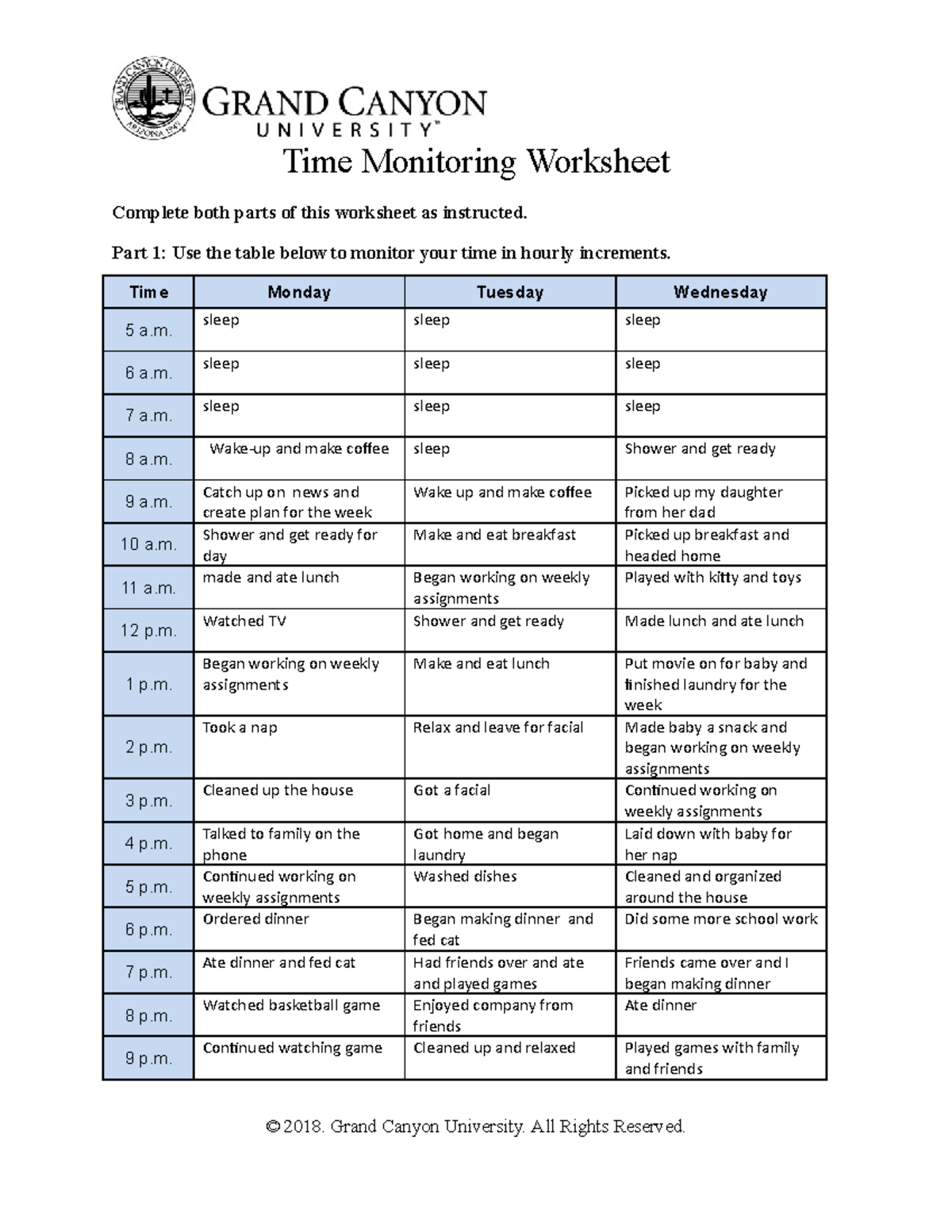 Time Monitor Worksheet (UNV-508) - Time Monitoring Worksheet Complete ...