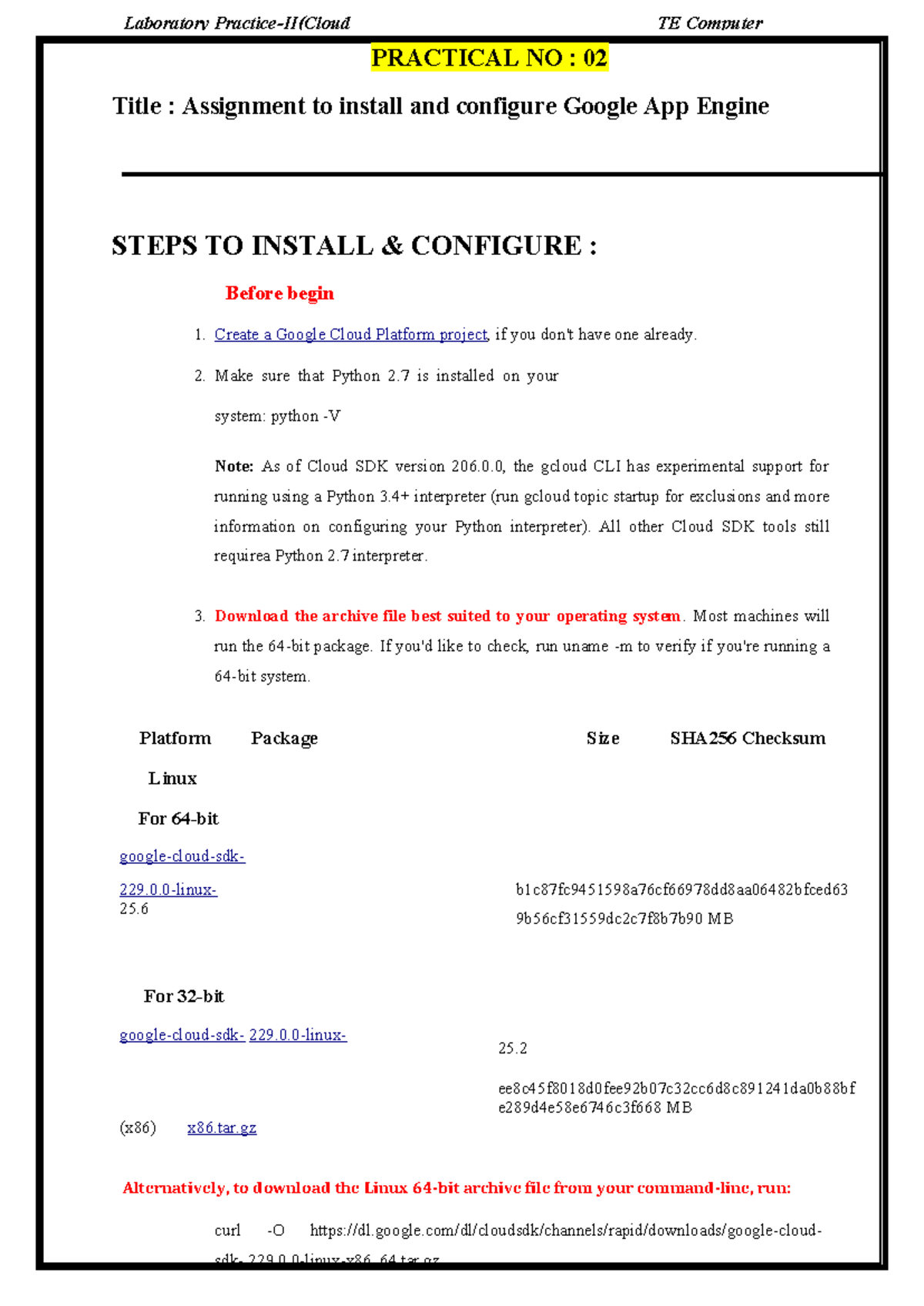Vnd.openxmlformats-officedocument - PRACTICAL NO : 02 Title ...