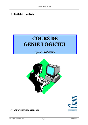 Génie Logiciel - Maîtrise informatique 2002 / 2003 Génie logiciel LE ...