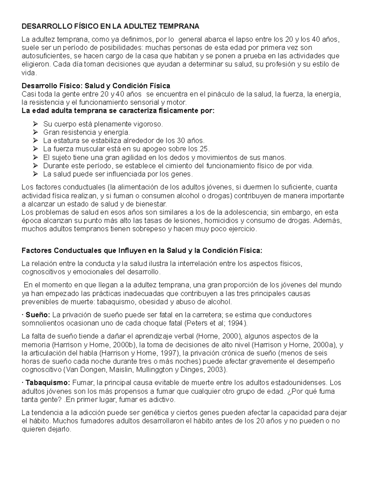 Análisis físico y cognitivo - Nombre: Carriel Coello Valeska Curso: VE- 3 - 5 PSICOLOGIA DEL ...