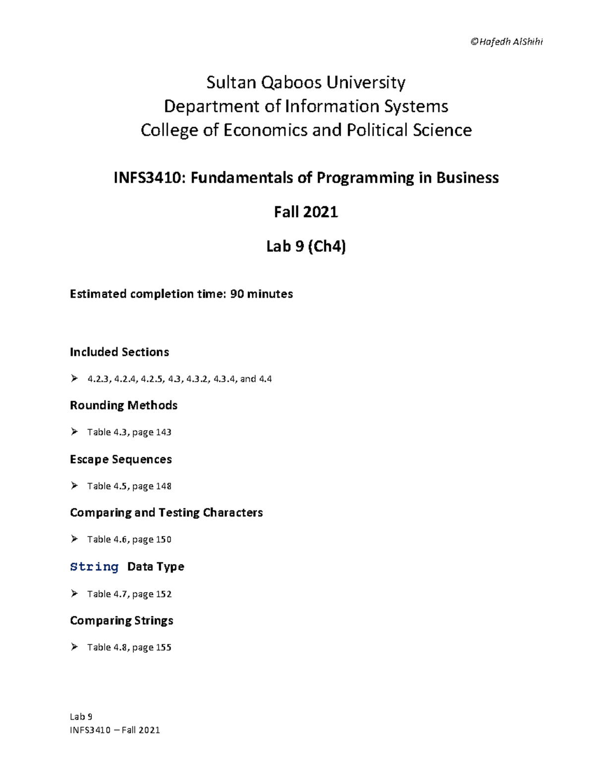 Lab 9 - vVVVV - Programming - Studocu