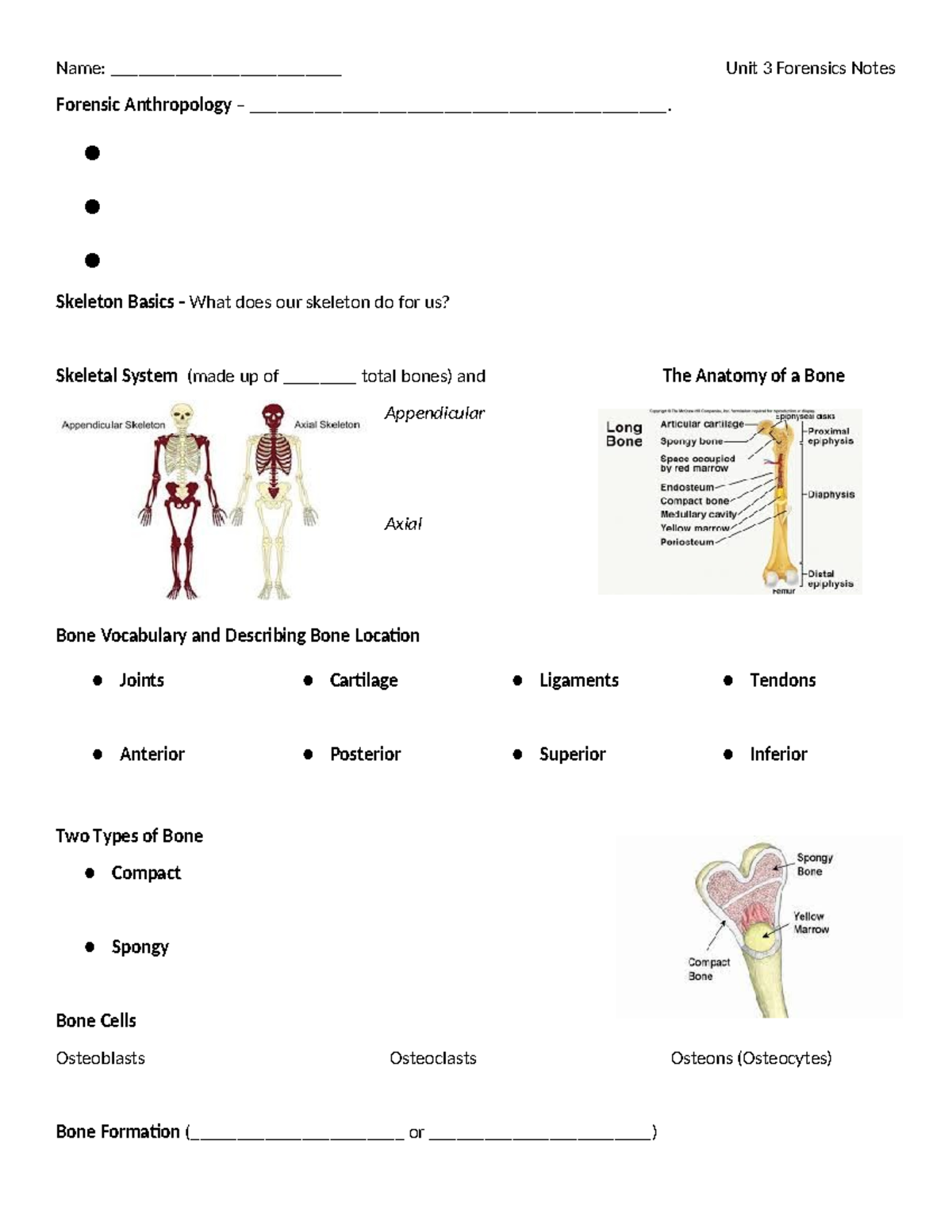 Guided Notes - Unit 3 (Updated Spring 2024) - Name ...