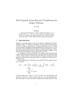 Completeness in Geometric Lie Theory - Thomas Abstract Let lD ( ̄γ)