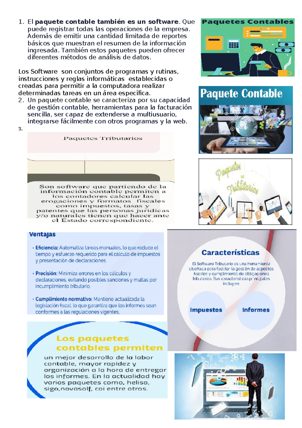 Paquete - El paquete contable también es un software. Que puede ...