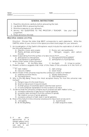 Group 1- Earth AND LIFE Sciences - Group 1: Earth and Life Sciences ...