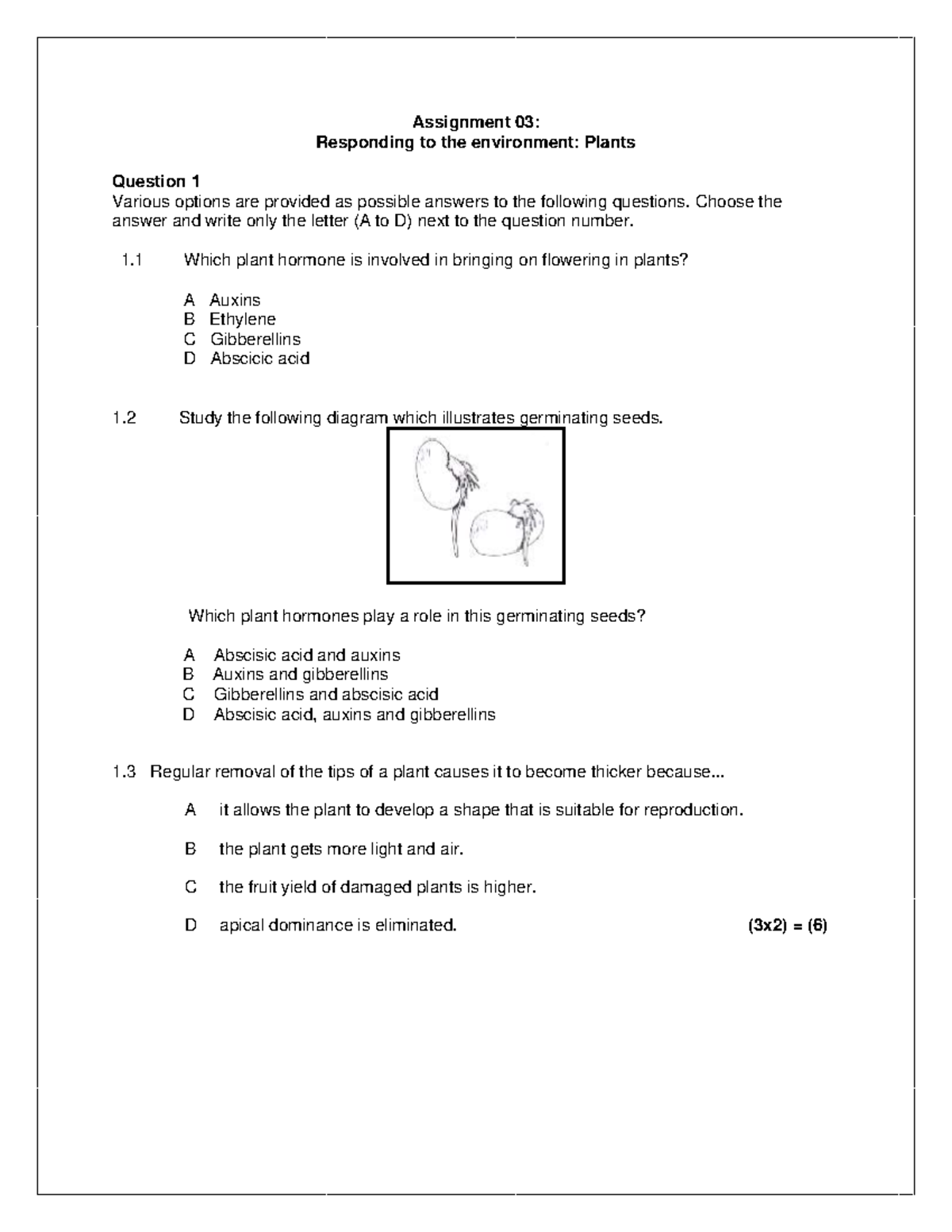 Assignment 03 - to be done - Assignment 03 : Responding to the ...