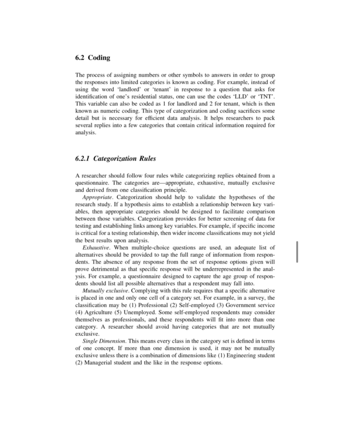 Coding - Business Research - Studocu