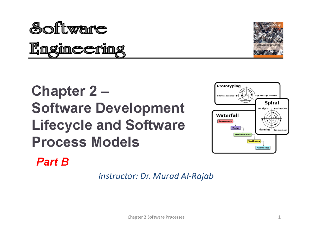 Chapter 02 SWDL and SW Process Models - Part B - Chapter 2 – Software ...