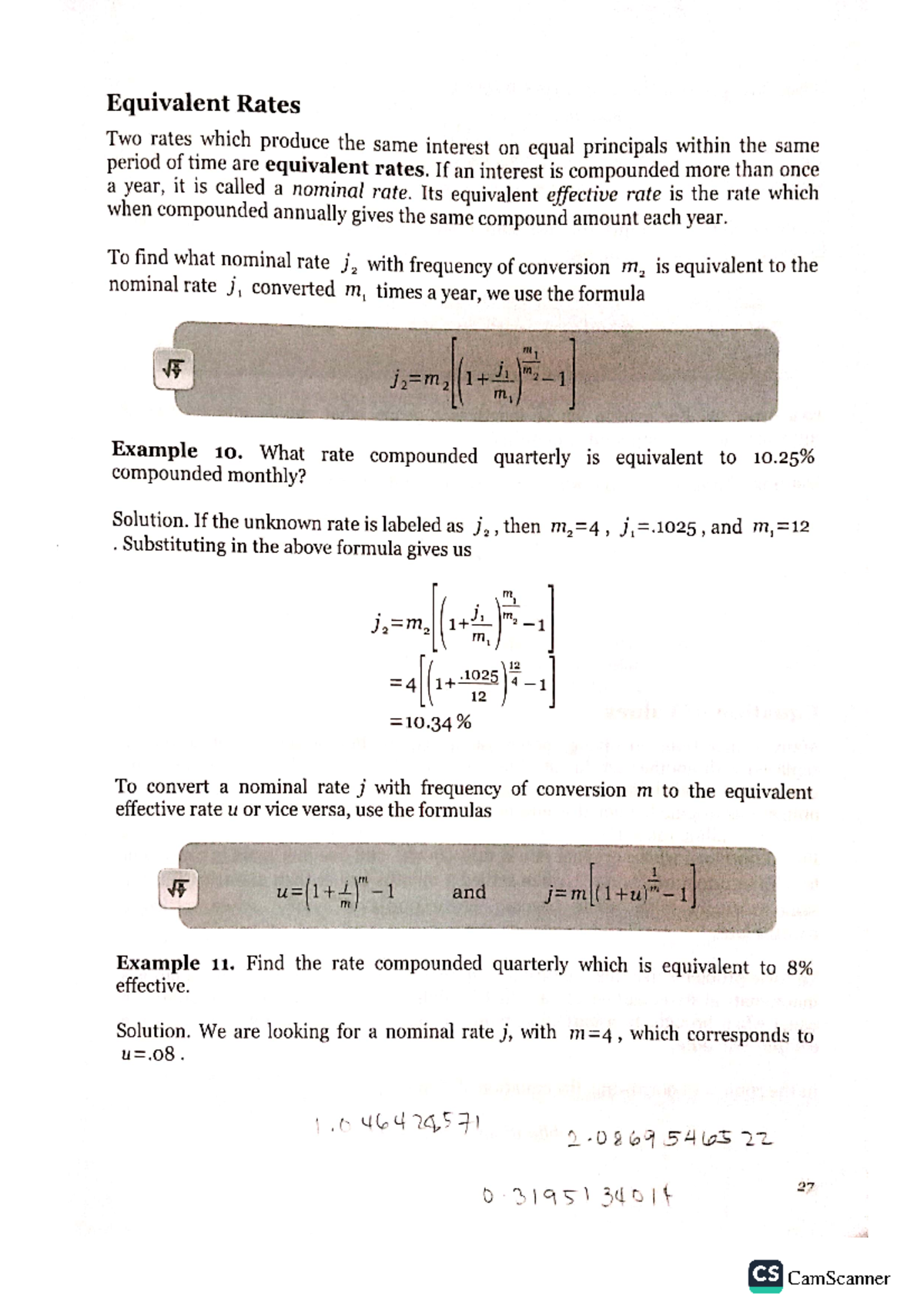 Equivalent Rates (071422) - Accountancy - CamScanner CamScanner - Studocu