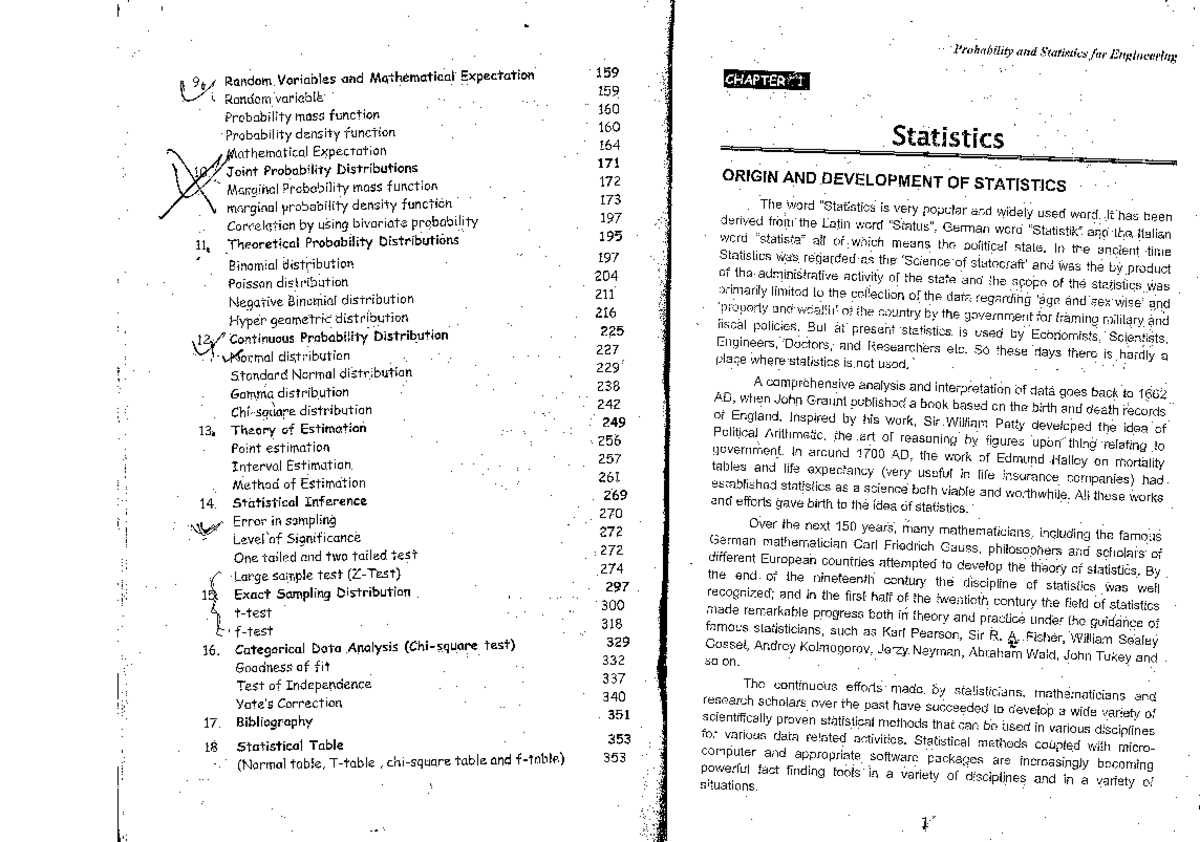 Probability And Statistics book - l11troduction of Statistics 1 ...