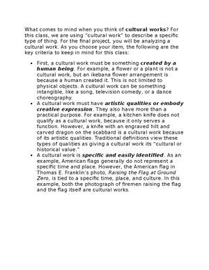 [Solved] What are three examples of creative works - Self Society and ...