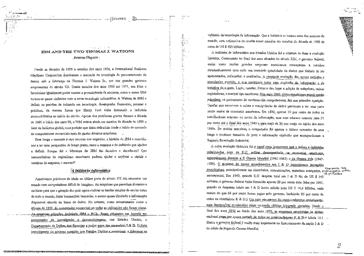 IBM and the Two Thomas J. Watsons in Thomas MCCraw em português ...