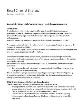 Explaining Channel Migration Intention in Retail Industry - Studocu