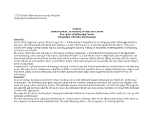 CJ 230 Module Five Practice Activity Template - CJ 230 Module Five ...