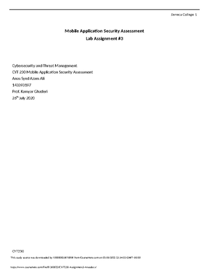 CYT 100 - Lab 2-Phishing - Phishing Part 1: Phishing is a specialized ...