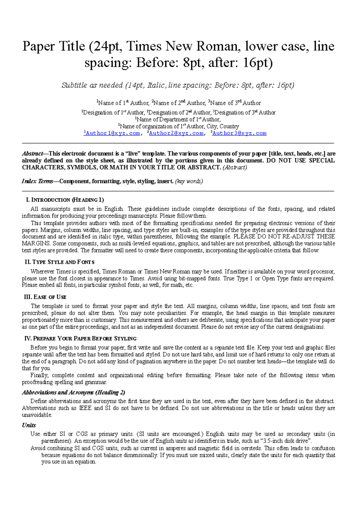 Ijedr Paper Format - Paper Title (24pt, Times New Roman, lower case ...