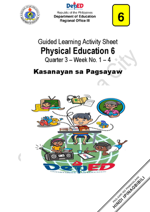 ENG6 Q3 Module 1 - ENGLISH 6 - English Quarter 3 - Module Present a ...