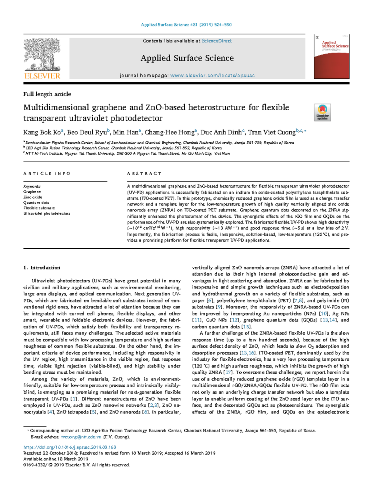 10.1016@j.apsusc.2019 - Contents lists available at ScienceDirect ...