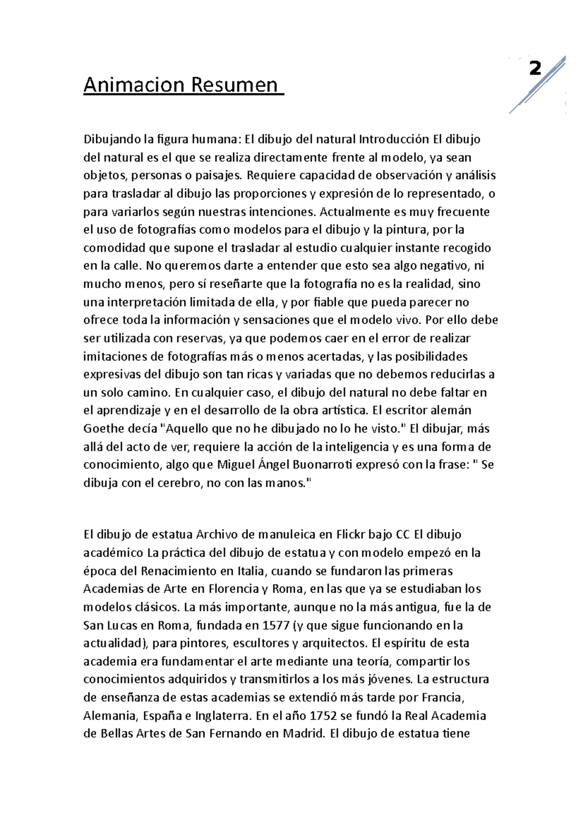 Animacion 2D Resumen - 2 Animacion Resumen Dibujando la figura humana ...