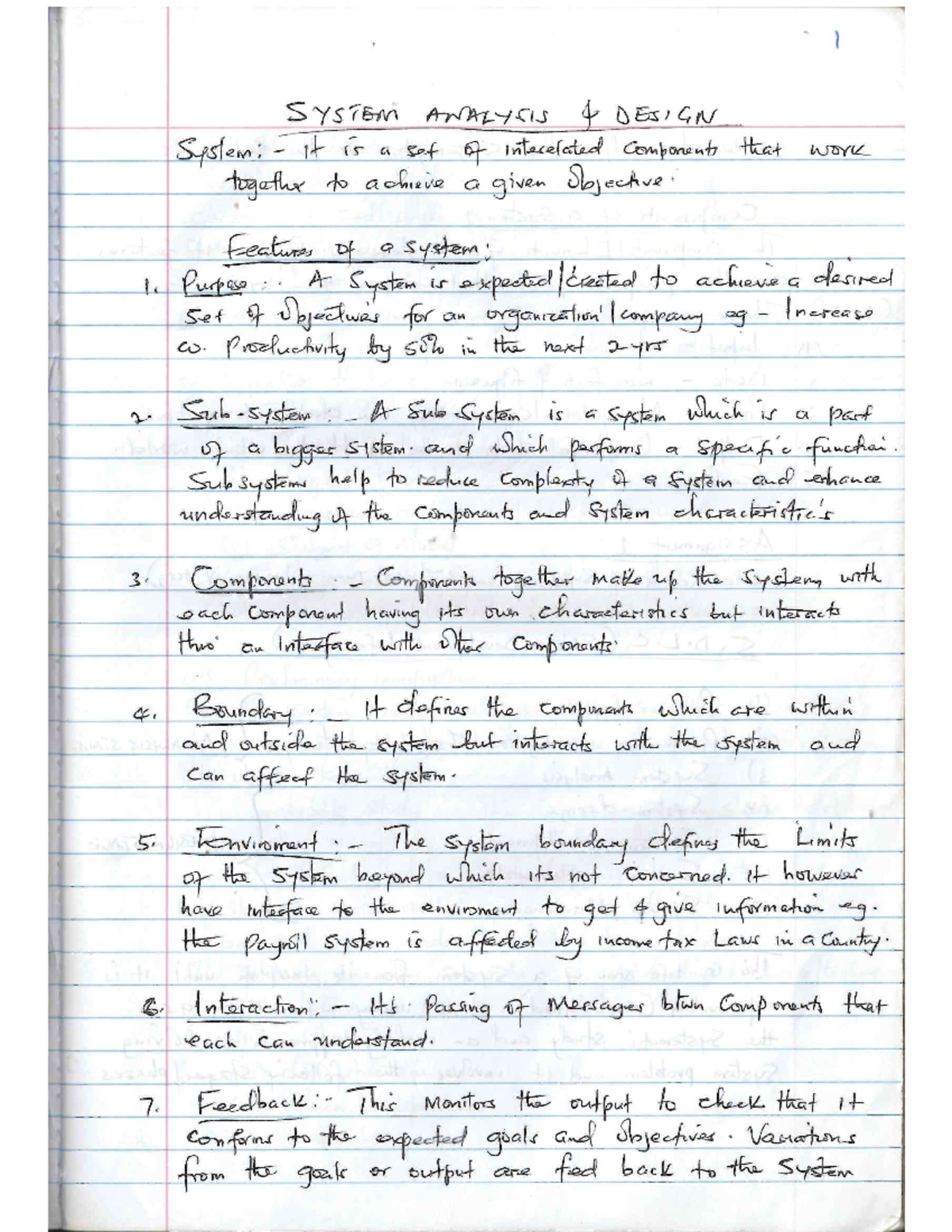 Chapter 1 System Analysis and Design - computer science - Studocu