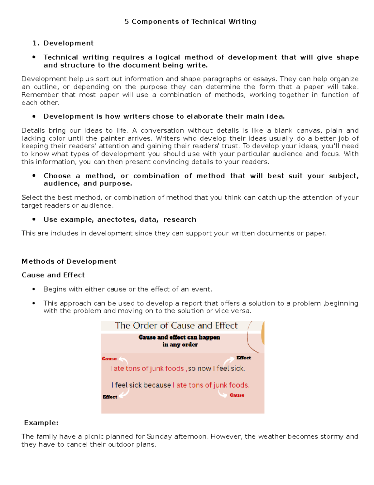 5 Components OF Technical Writing 5 Components Of Technical Writing