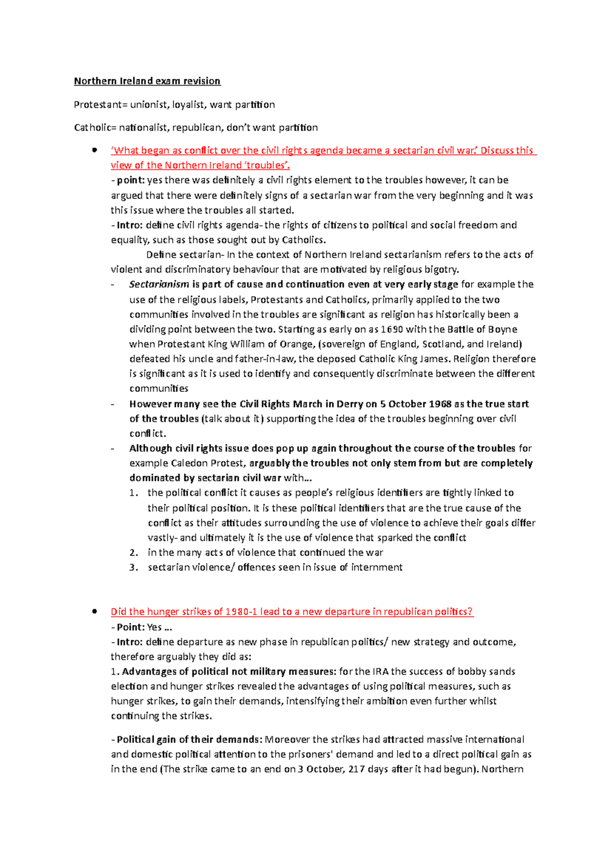Sample/practice exam 2015, questions and answers - Northern Ireland ...