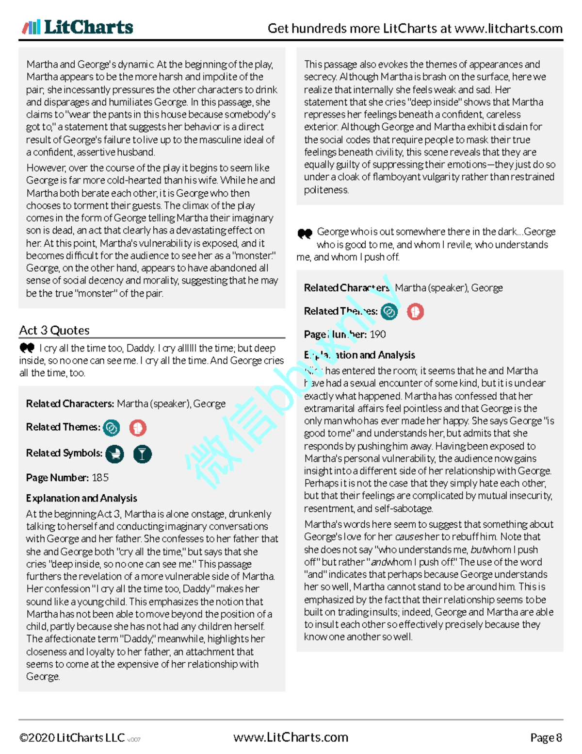 Whos-Afraid-of-Virginia-Woolf-Lit Chart 8 - Martha and George's dynamic ...