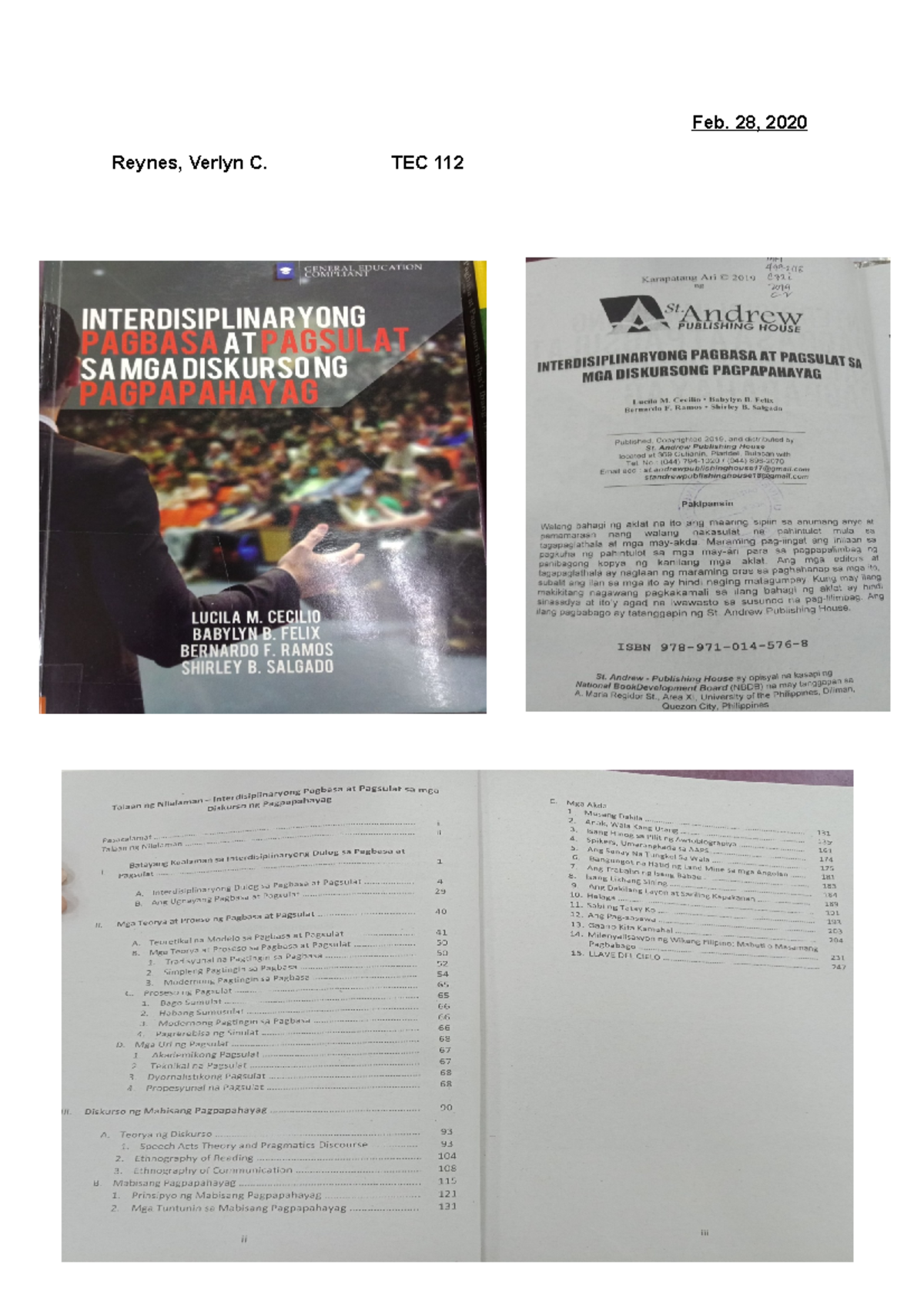 Filipino - vhfh - Secondary Education Major in English - Feb. 28 ...