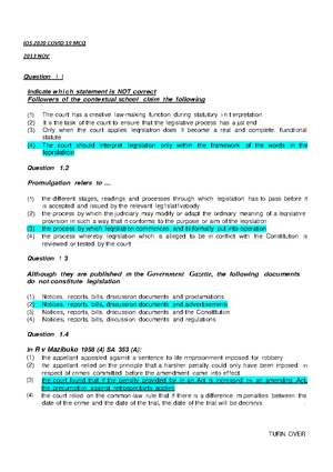 Lesson 6 - LECTURE NOTES - Study Unit 6: THE FIVE INTERRELATED ...