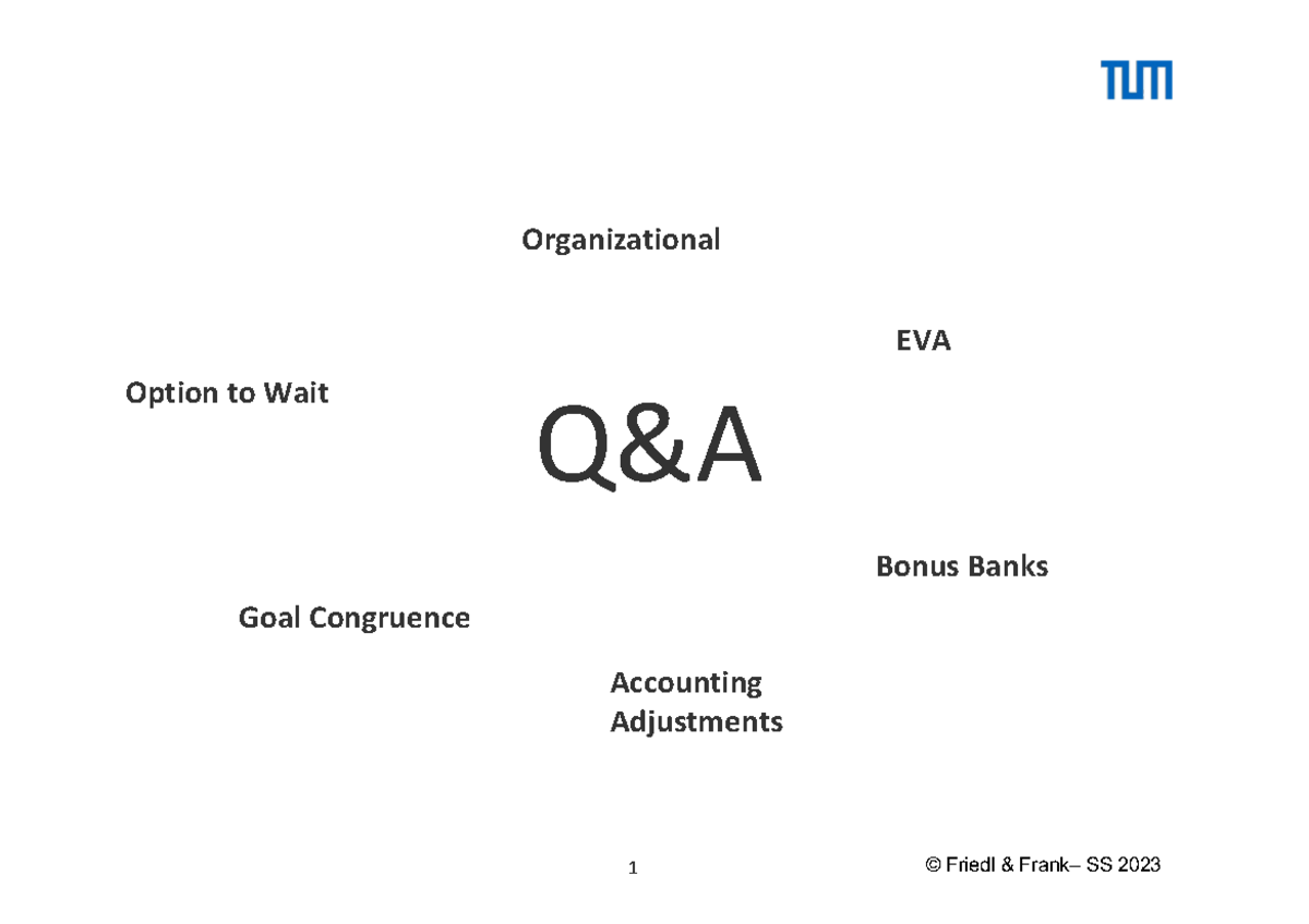 VBM QA2 - Q&A Organizational EVA Bonus Banks Accounting Adjustments ...