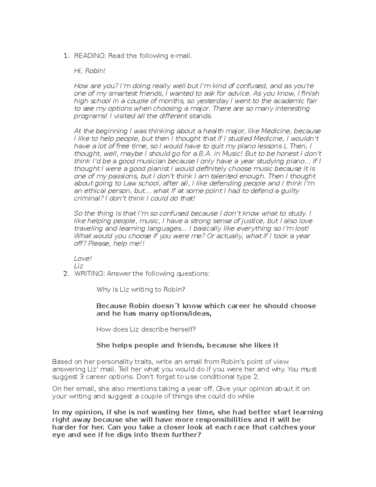 Act 10 English READING Read The Following E mail Hi Robin How Are act-10-english-reading-read-the-following-e-mail-hi-robin-how-are