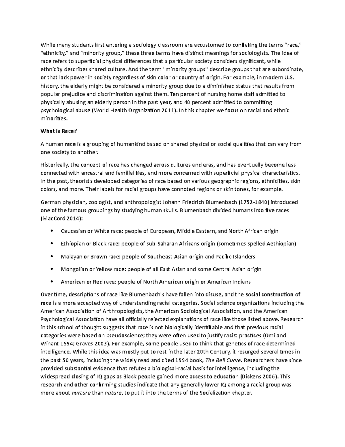 Race and Ethnicity - Introduction to Sociology 3e - While many students ...