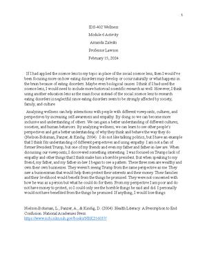 SCI 100 Module One Activity Template (1) - SCI 100 Module One Activity ...