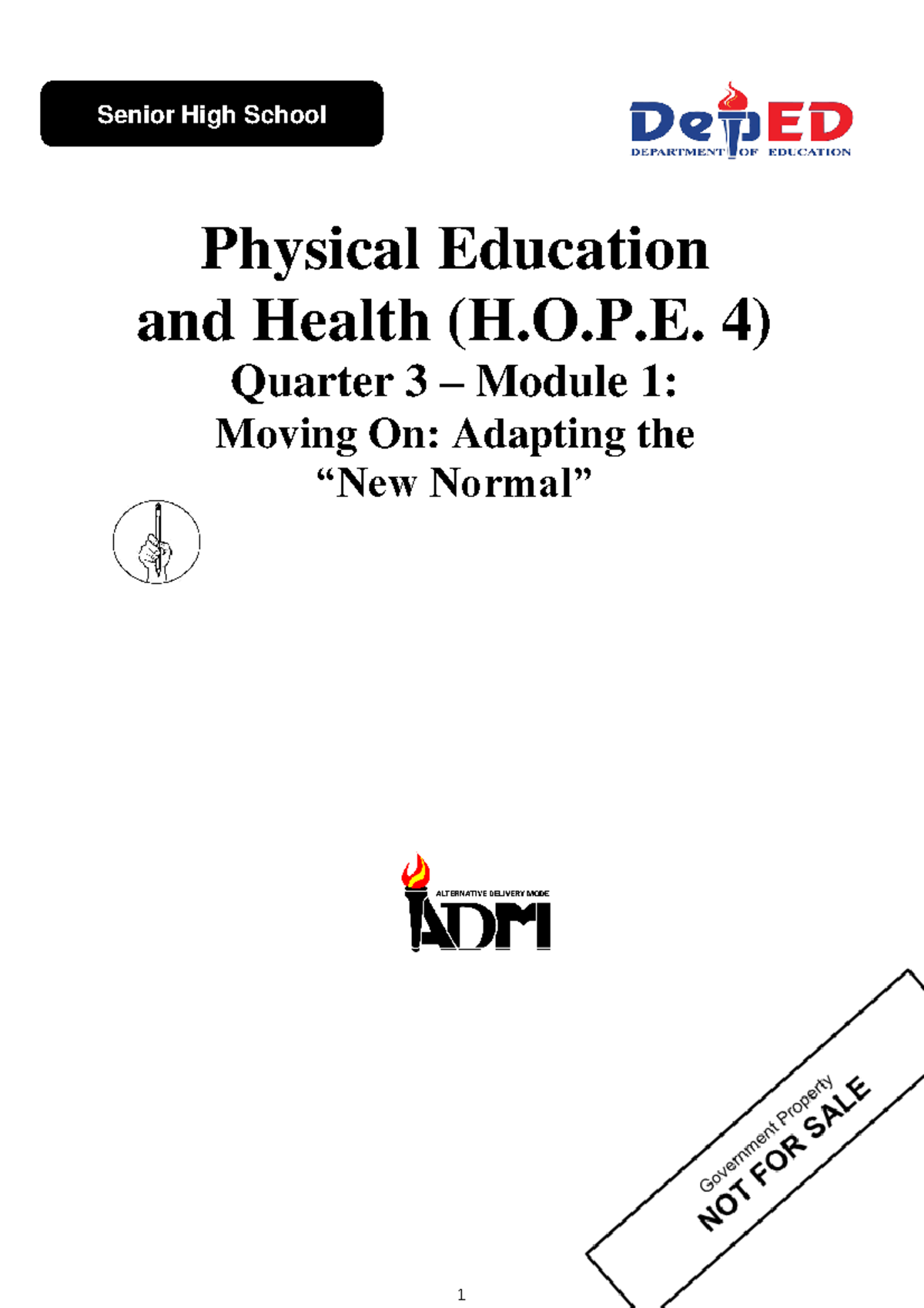 Pdfcoffee - lecture notes - Physical Education and Health (H.O.P. 4 ...