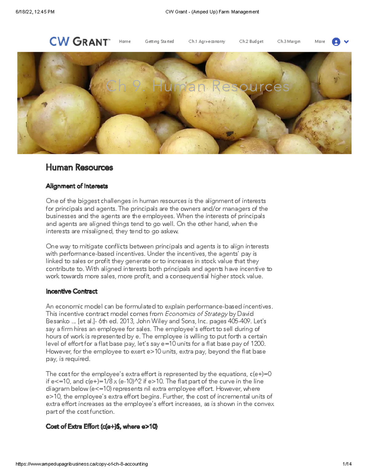 Chapter 9 - Ch 9. Human Resources Human Resources Alignment of ...