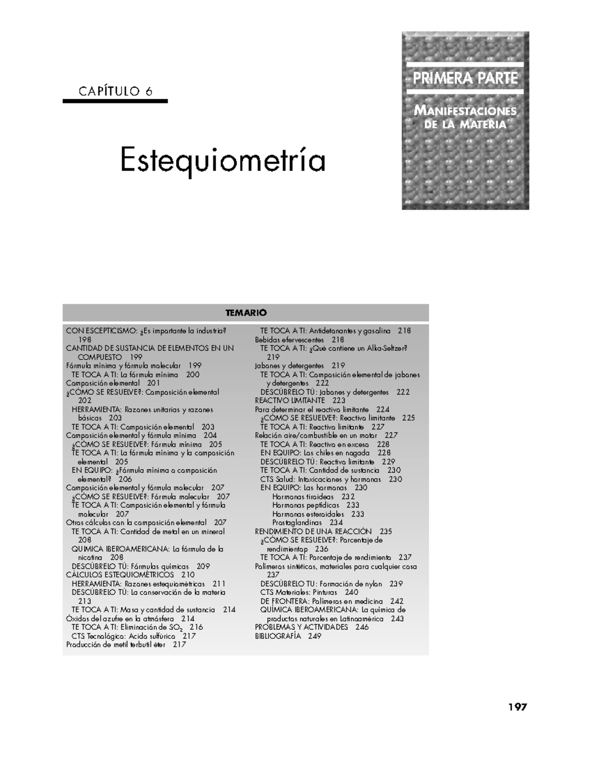 06-Garritz estequiometria - C A P Í T U L O 2 C A P Í T U L O 3 I N T R O D U C C I Ó N I N T R ...