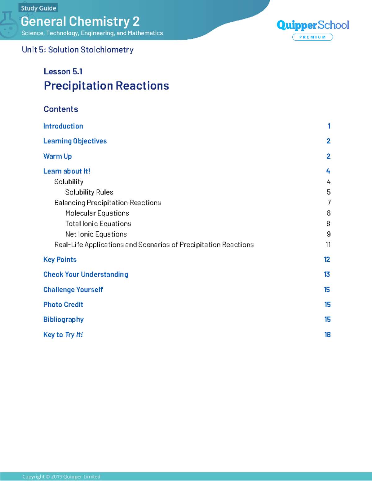 CHM2 11 12 Q3 0501 FD - For study. - Precipitation Reactions Lesson 5 ...