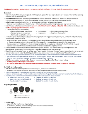 Study Notes - CHN - Summary Community Health Nursing - Community Health ...
