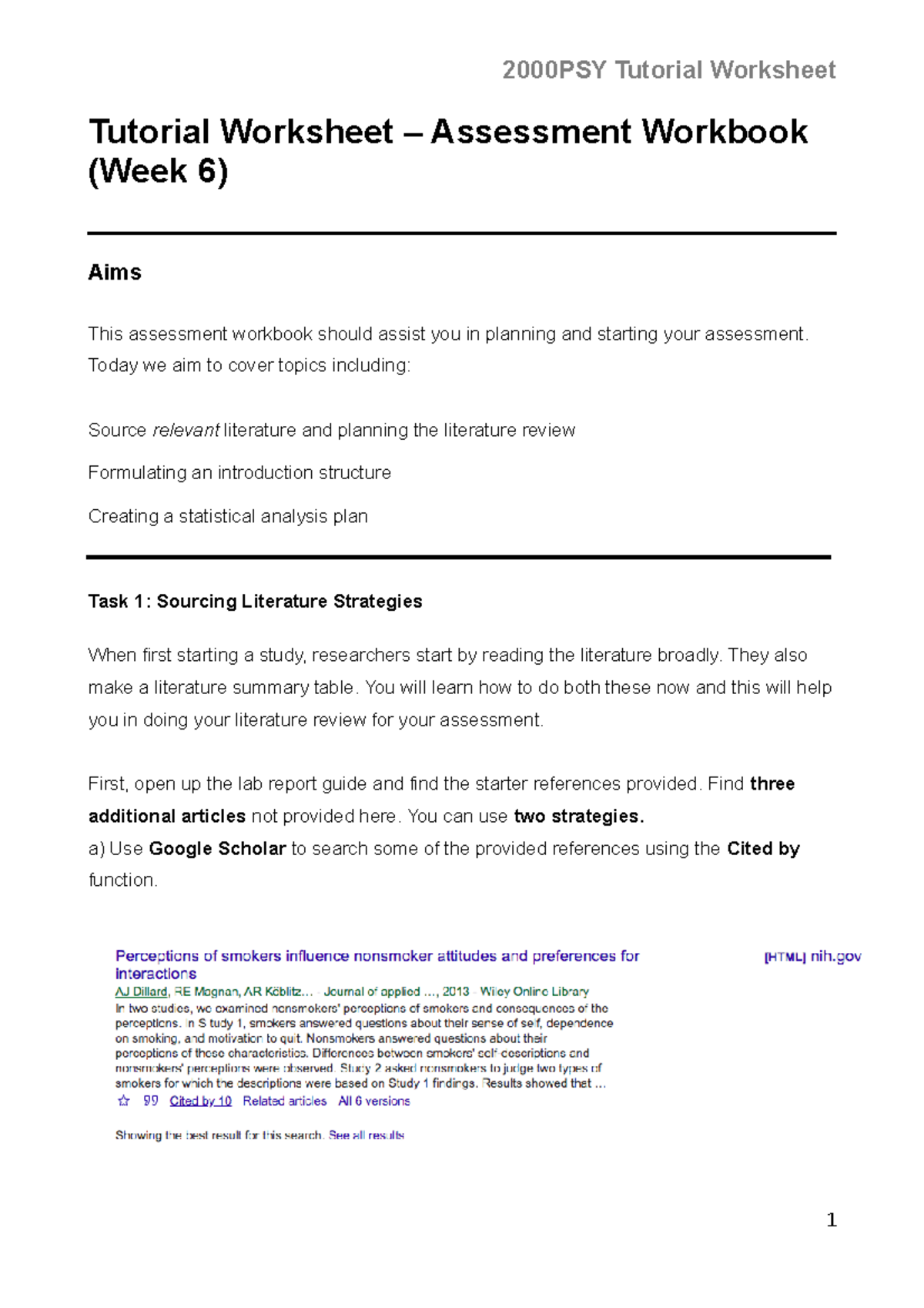 Week 06 - Assessment Workbook - Tutorial Worksheet – Assessment ...