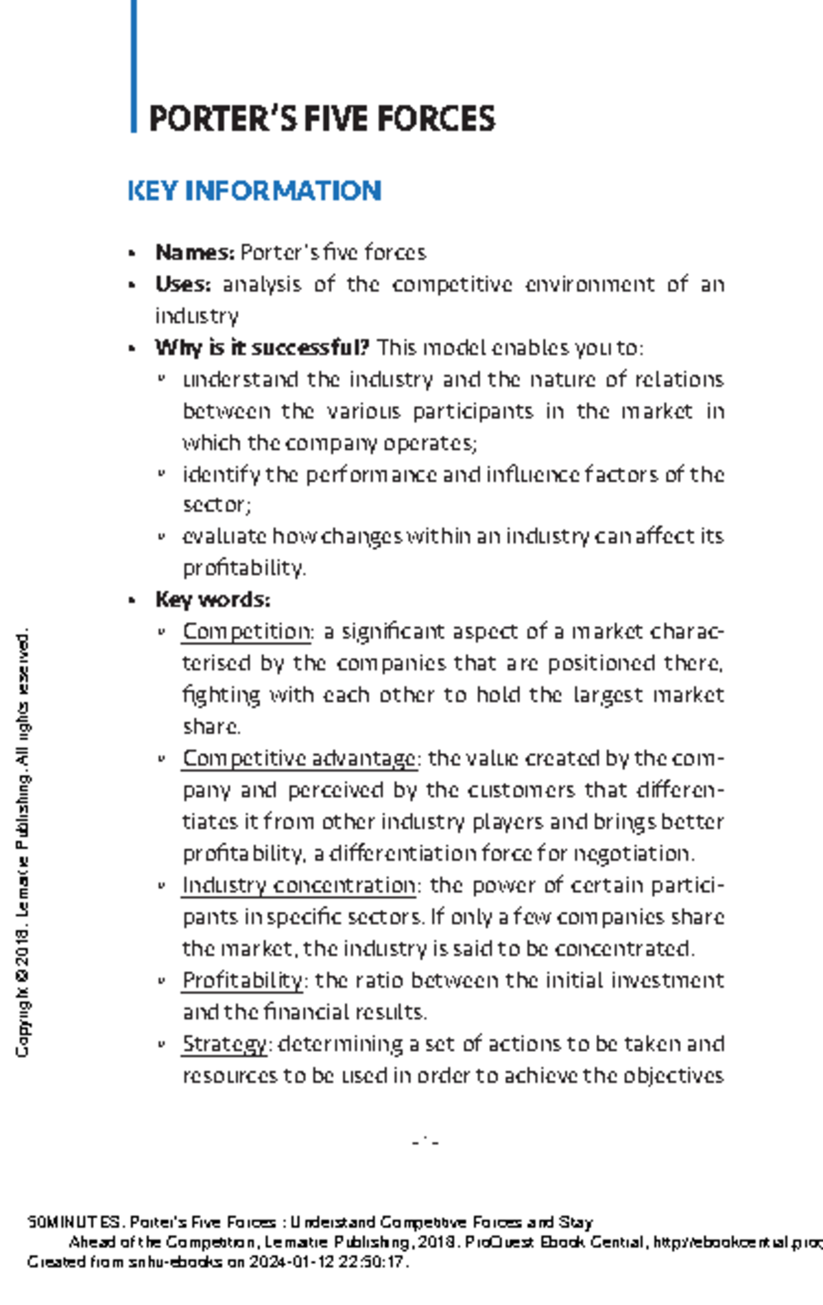 Porter S Five Forces Understand Competitive Forces Porter S Five