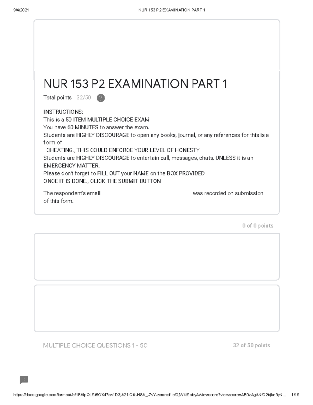 CHN P2 PART 1 - Exam Reviewers - - Studocu