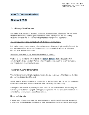 COMM 101 sample final speech outline Procrastination - Awesome Student ...