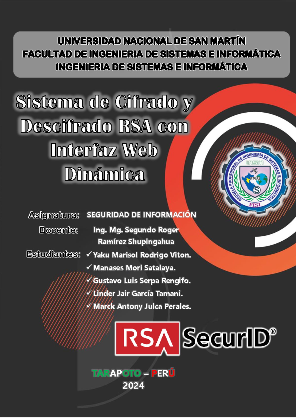 Sistema de Cifrado y Descifrado RSA con Interfaz Web Dinámica ...