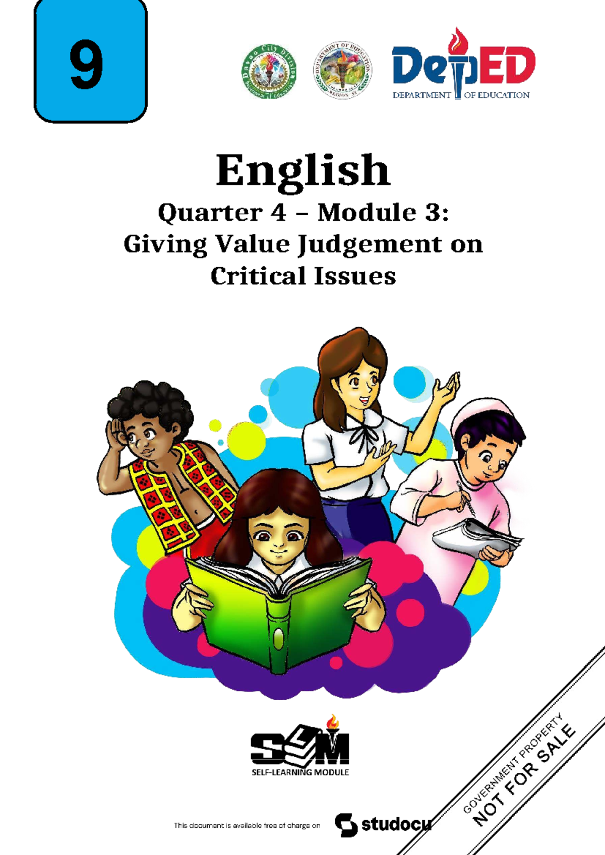 Q4-english-9-module-3-Modified - 9 English Quarter 4 – Module 3: Giving ...