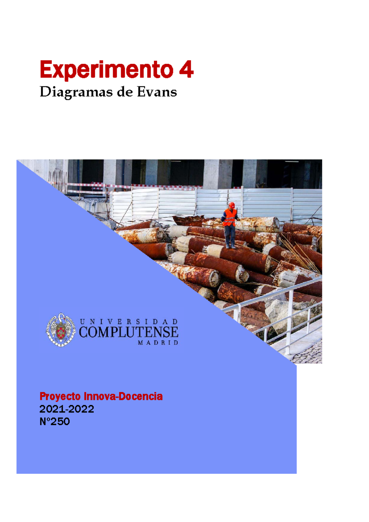 Exp 4 diagramas-de-evans estudiante - Diagramas de Evans Proyecto Innova-Docencia 2021- Nº - Studocu