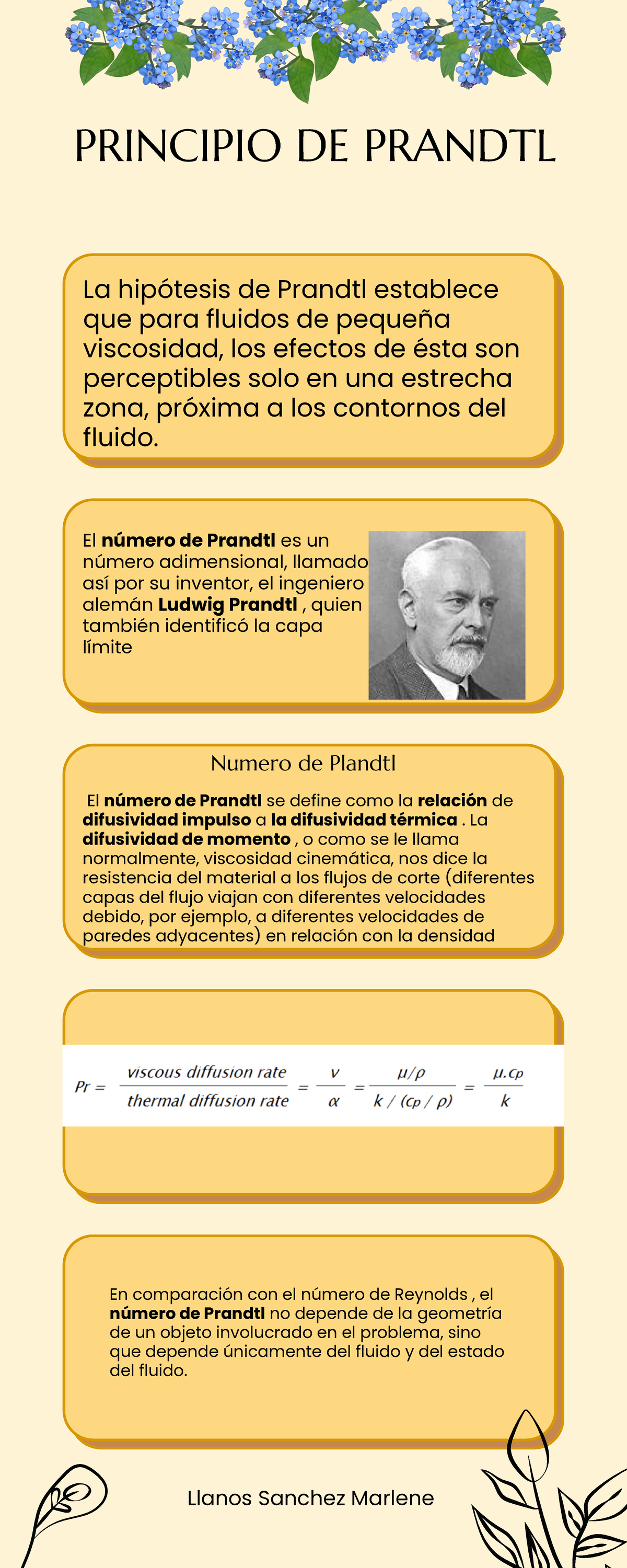 Principio p - Resumen - PRINCIPIO DE PRANDTL Numero de Plandtl La ...